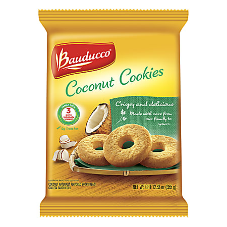 Bauducco Foods Coconut Cookies 11.82 Oz Case Of 24 Packages - ODP ...