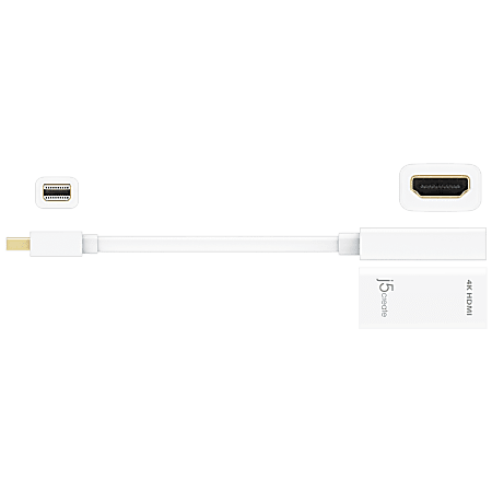 j5create Mini DisplayPort To HDMI 4K Converter JDA159 - Office Depot