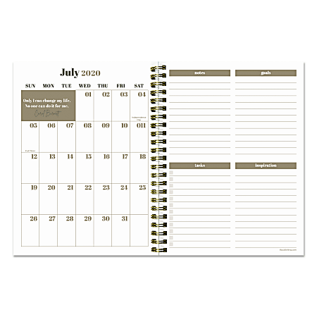 TF Publishing Medium Academic WeeklyMonthly Planner 6 x 8 Geode Youre ...