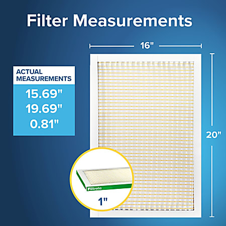 Filtrete 16 x 20 x 1 Air Filter 12 HVAC Filters MPR 700 Merv 8 Dust ...