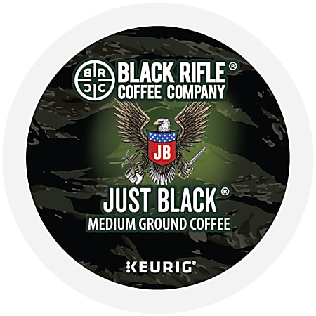 Keurig Black Rifle Coffee Company K Cup Pods Just Black Medium Roast ...