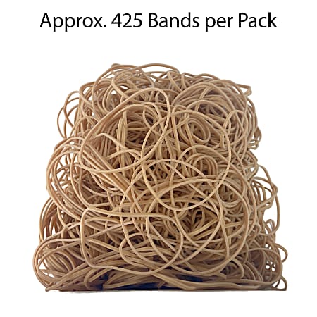 Office Depot Brand Rubber Bands 19 3 12 x 116 Crepe 14 Lb. Bag Approx ...