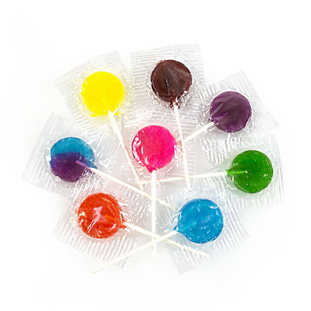 Cyber Sweetz Lollipops 5 Lb Bag Assorted Flavors - Office Depot