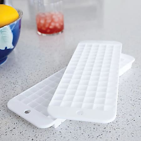 Better Houseware Cubette Ice Cube Trays 10 12 x 3 58 x 58 White Set Of ...