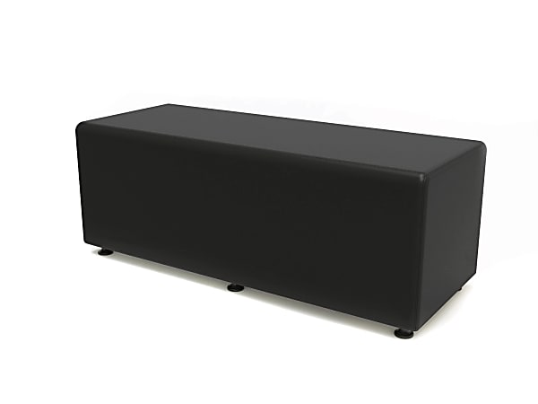 Marco Rectangle Bench 16 H x 48 W x 19 D Ebony - Office Depot
