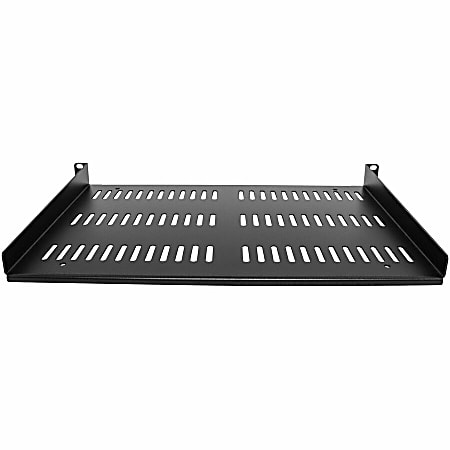 StarTech.com 1U Vented Server Rack Cabinet Shelf Fixed 12 Deep ...