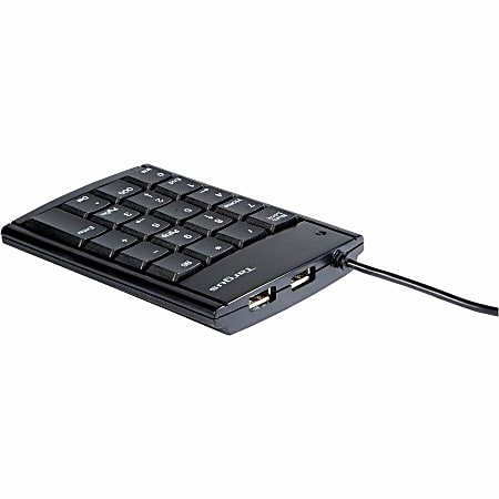 Targus Ultra Mini 19 Key Numeric Keypad With USB Hub Black PAUK10U ...