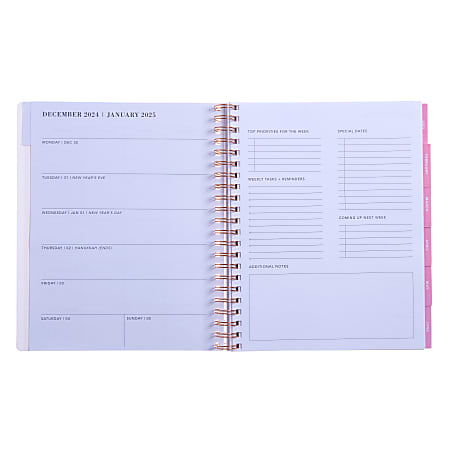 2025 Gartner Studios WeeklyMonthly Annual Planner 9 18 x 11 Striped ...