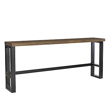 Powell Hartmand Woodmetal Sofa Bar Table 36 H X 84 W X 16 D