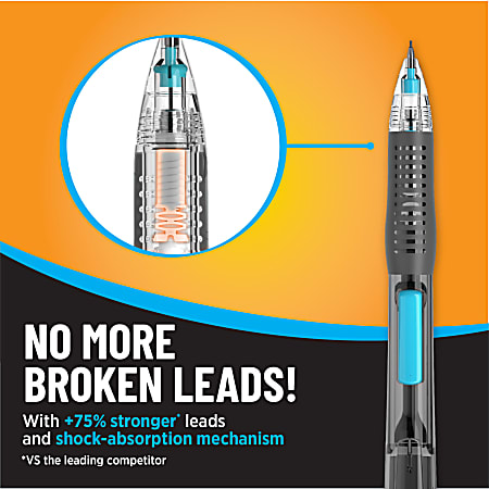 BIC Break Resistant Mechanical Pencils With Erasers No. 2 Medium Point ...