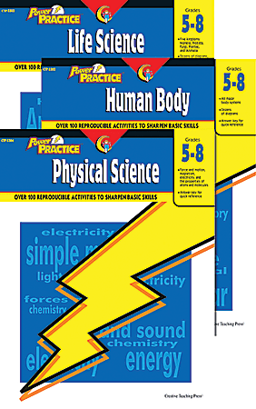 Creative Teaching Press Middle School Science Pack Grades 5 8 Pack Of 3 ...
