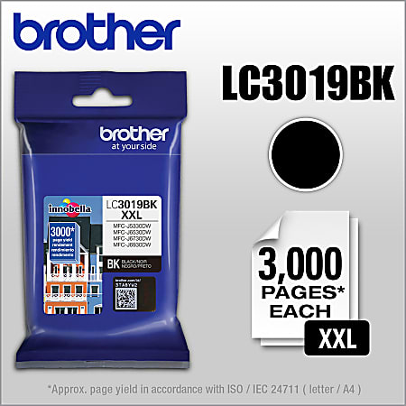 Brother LC3019I Black Extra High Yield Ink Cartridge LC3019BK - Office ...