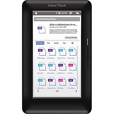 Aluratek LIBRE Digital Text Reader - Office Depot