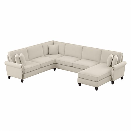 Bush Furniture Coventry 128 W U Shaped Sectional Couch With Reversible ...