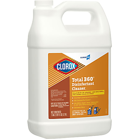 CloroxPro Clorox Total 360 Disinfectant Cleaner 128 Ounces Pack of 4 ...