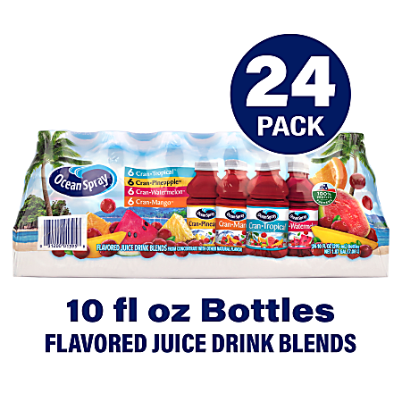 Ocean Spray Tropical Juice Variety Pack 10 Oz Pack Of 24 Juices ...