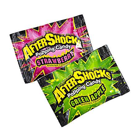 After Shocks Popping Candy 0.053 Oz Pack Of 20 Pouches Box Of 18 Packs ...