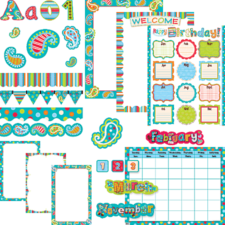Creative Teaching Press Dots on Turquoise Classroom Essentials Pack ...