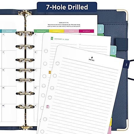 Simplified by Emily Ley for AT A GLANCE Weekly Loose Leaf Planner ...