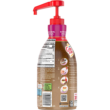 Nestle Coffee mate Liquid Creamer Pump Bottle Salted Caramel 50.7 Fl Oz ...
