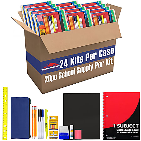 school supply box kit