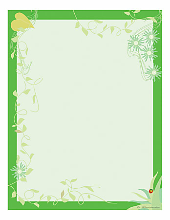 Barker Creek Paper Set 8 12 x 11 Peaceful Thoughts Pack Of 200 Sheets ...