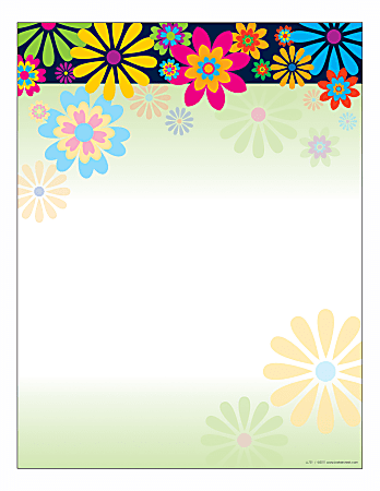 Barker Creek Paper Set 8 12 x 11 Peaceful Thoughts Pack Of 200 Sheets ...
