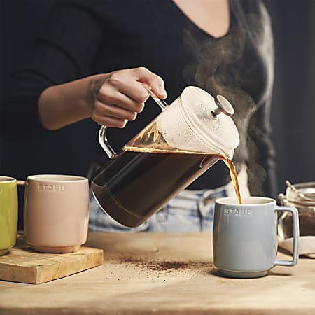 Staub Ceramic Dinnerware 6 Piece Mug Set 12 Oz Macaron Pastels - Office ...