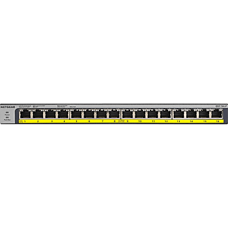 Netgear 16 Port 76W PoEPoE Gigabit Ethernet Unmanaged Switch 16 Ports 2 ...