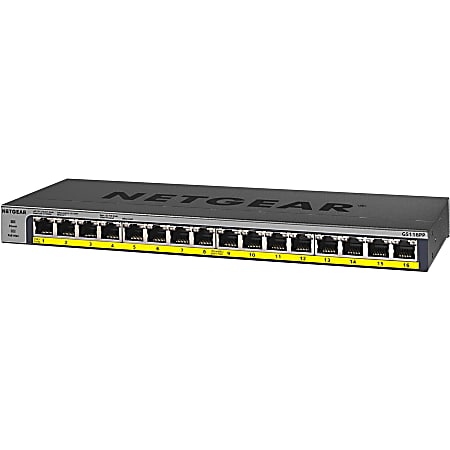 Netgear 16 Port 183W PoEPoE Gigabit Ethernet Unmanaged Switch 16 Ports ...