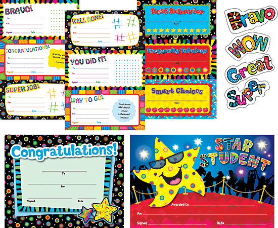 Creative Teaching Press Poppin Patterns Rewards Combo Pack - Office Depot
