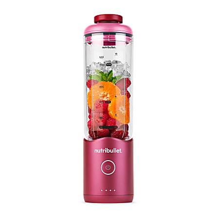 Nutribullet Flex Portable Blender 22.4 Oz Ruby Red Total Qty 1 - Office ...