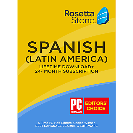 Learn Spanish Rosetta Stone 24 Mo Online Subscription Plus Bonus ...