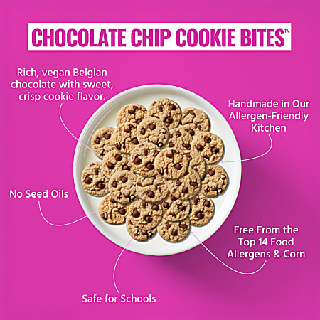 Every Body Eat Chocolate Chip Cookie Bites 1.1 Oz Total Qty 20 - Office ...