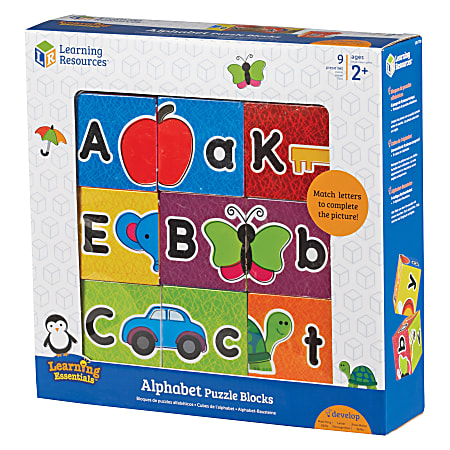 Learning Resources Alphabet Puzzle Blocks - Office Depot