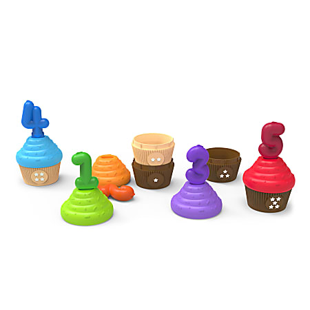 Learning Resources Snap N Learn Counting Cupcakes Multicolor - Office Depot