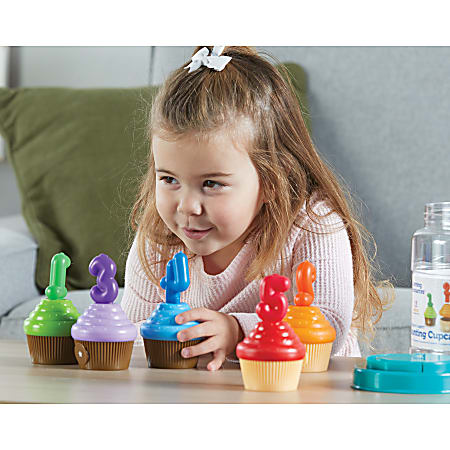 Learning Resources Snap N Learn Counting Cupcakes Multicolor - Office Depot
