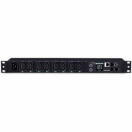 CyberPower PDU81005 100 120 VAC 20A Switched Metered by Outlet PDU 8 Outlets 10 ft IEC 320 C20 ...