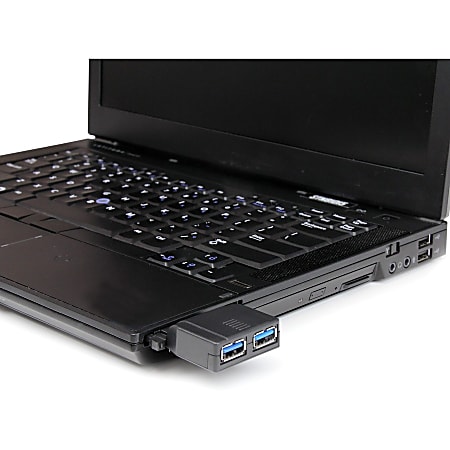 StarTech.com 2 Port ExpressCard SuperSpeed USB 3.0 Card Adapter with ...