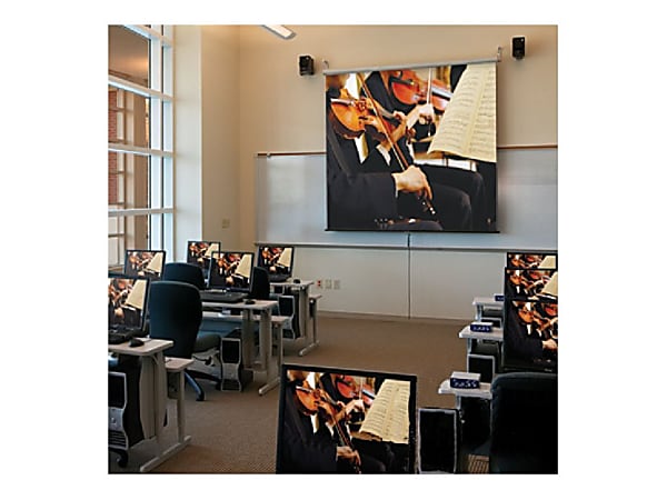Draper Luma HDTV Format Projection screen ceiling mountable wall ...