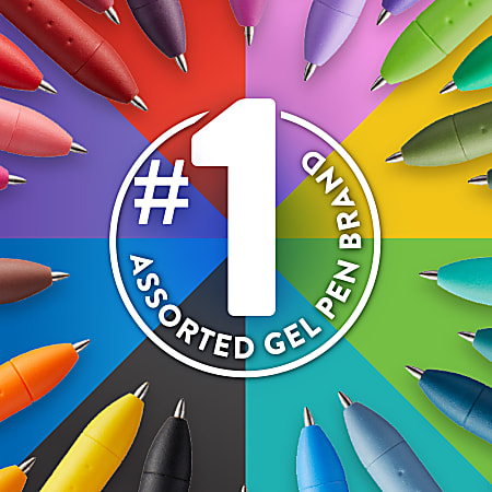 Paper Mate InkJoy Retractable Gel Pens Medium Point 0.7 mm nbspAssorted ...
