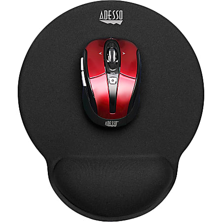 Adesso Memory Foam Mouse Pad with Wrist Rest 0.90 H x 9.70 W x 7.70 D ...
