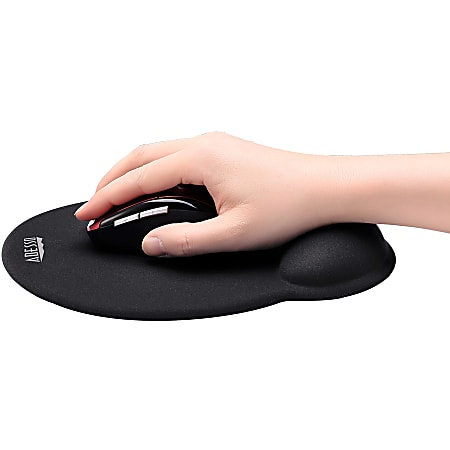 Adesso Memory Foam Mouse Pad with Wrist Rest 0.90 H x 9.70 W x 7.70 D ...