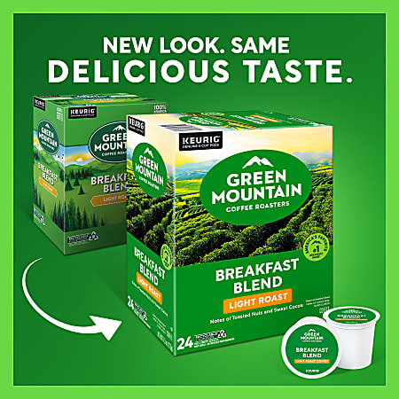 Green Mountain Coffee Single Serve Coffee K Cup Pods Breakfast Blend ...