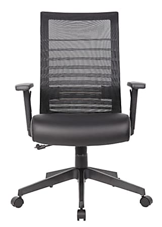 Boss Office Products Horizontal Ergonomic Mesh Mid Back Office Task ...