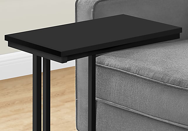 Monarch Specialties Garner Metal C Shaped Accent Table 25 14 H x 10 14 ...