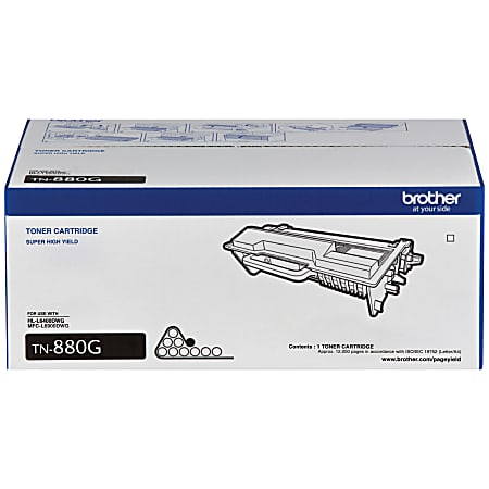 Brother TN 880 Black Extended High Yield Toner Cartridge TN 880G ...