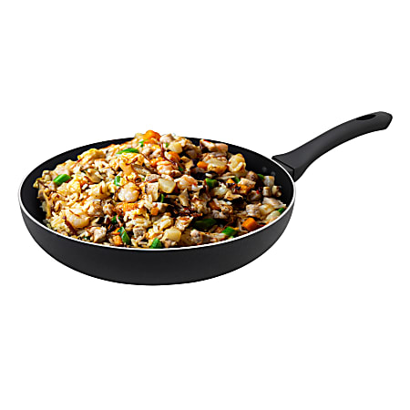 Oster Ashford Aluminum Frying Pan 12 Black - Office Depot