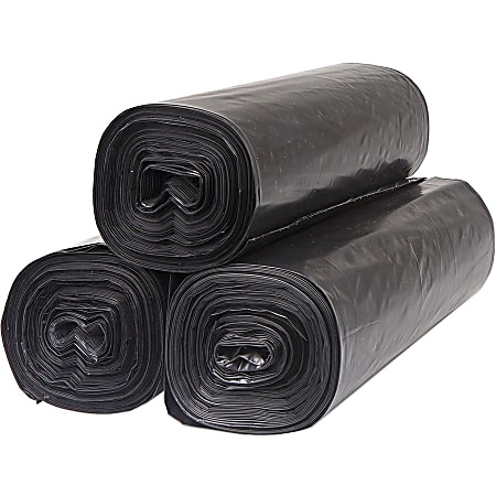 Pitt Plastics Repro Can Liners 1.2 mil 60 Gallons Black Case Of 100 ...