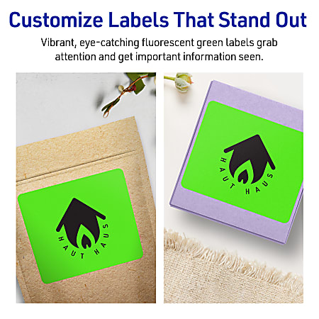 Avery Printable Labels With Sure Feed Technology 94215 NGP40 Rectangle ...